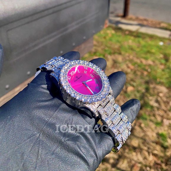 Accessories | Women Iced Out Luxury Stylish Blinged Out Watch | Poshmark